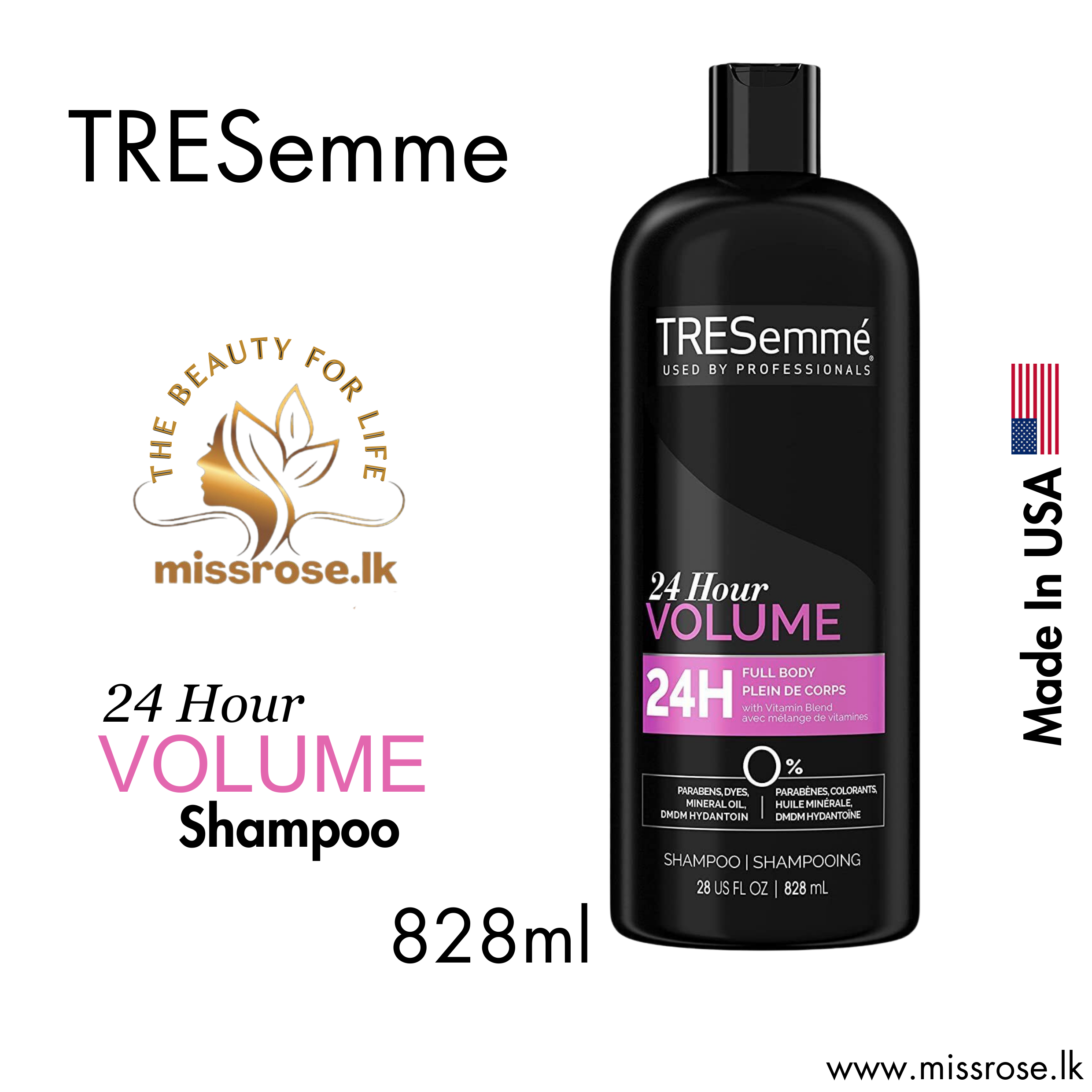 Tresemmé 24 Hour Volume Shampoo Missrose