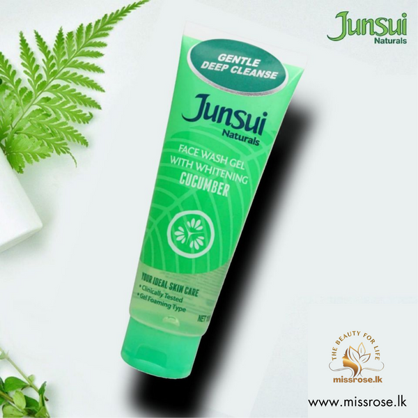 Junsui Naturals Face Wash – Cucumber Gel – Missrose.lk