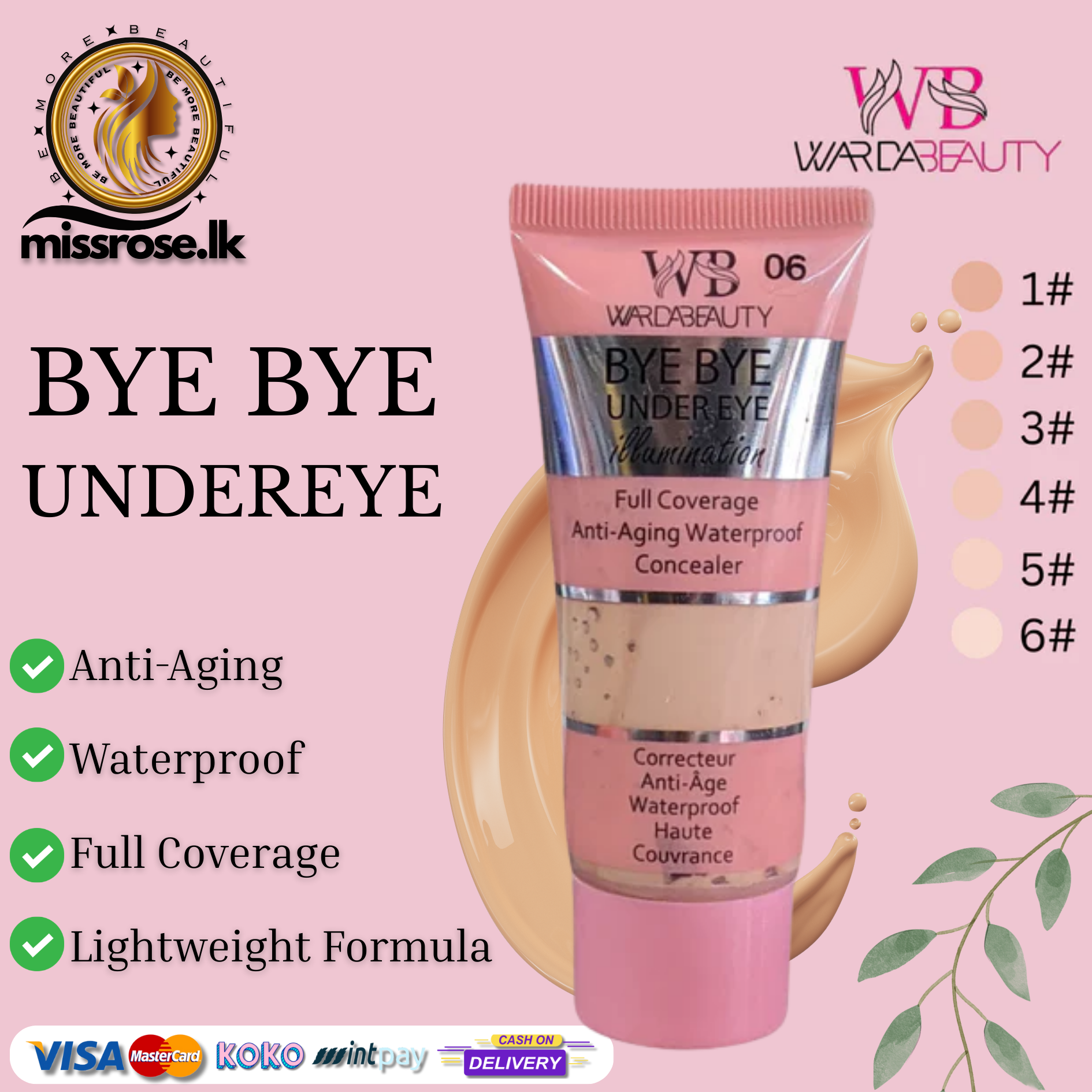 Warda Beauty BYE BYE UNDER EYE – Missrose.lk