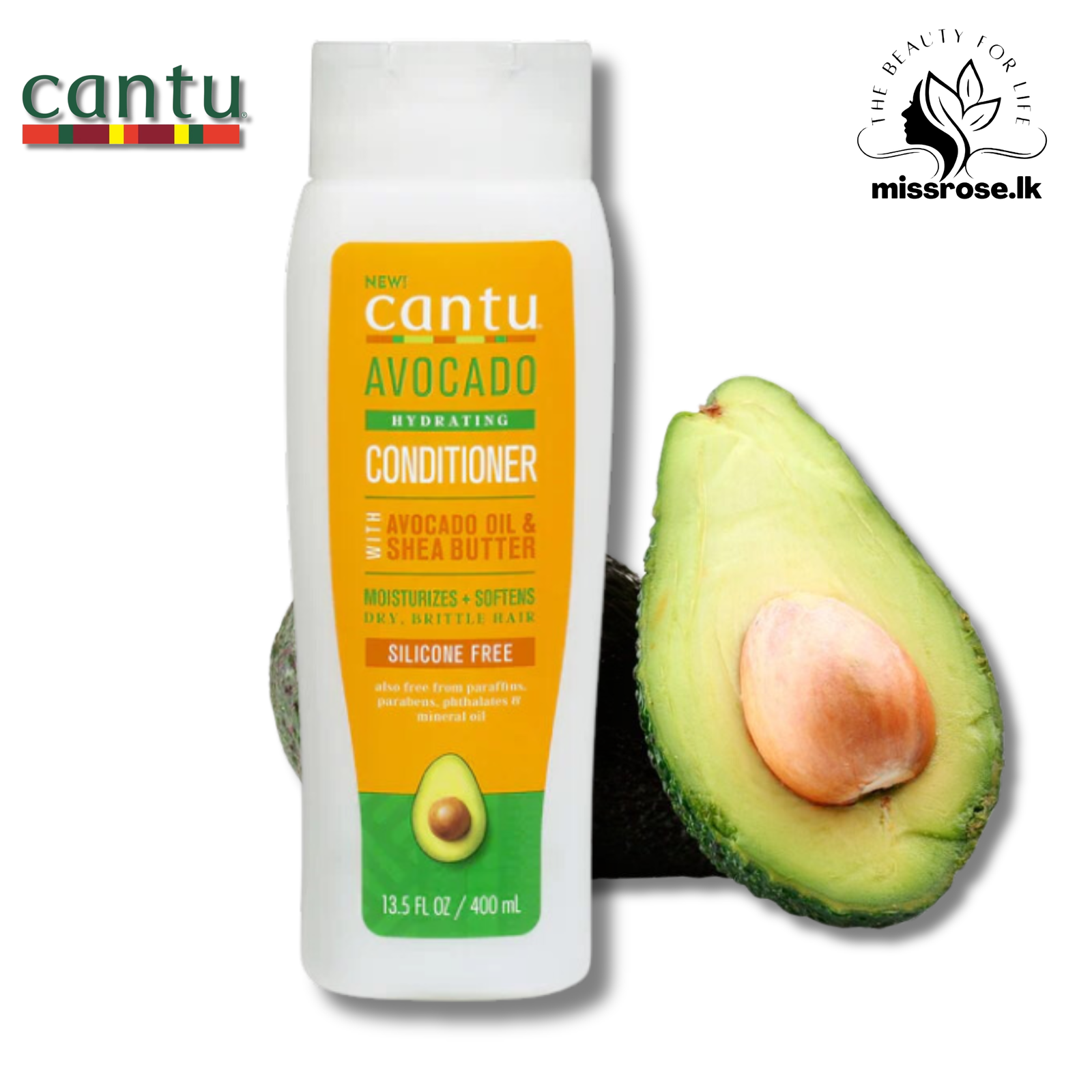 CANTU AVOCADO HYDRATING CONDITIONER SULFATE FREE 400ML – Missrose.lk