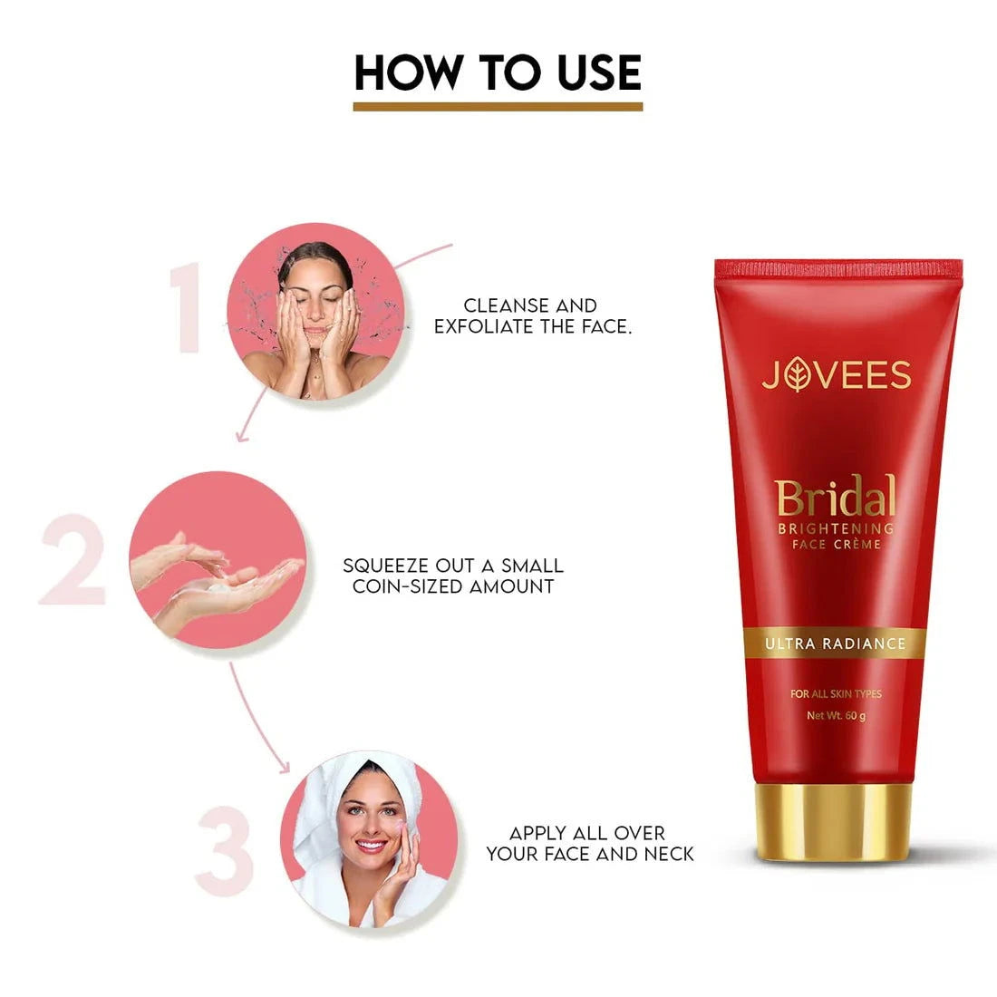 Jovees Bridal Face Cream For Natural Glow And Brightness – Missrose.lk