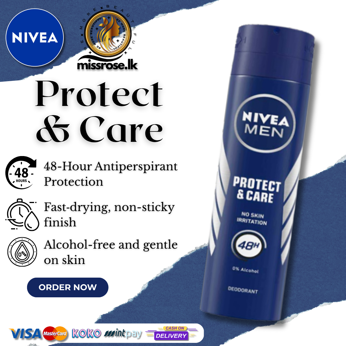 NIVEA Pure invisible 48h Spray – missrose