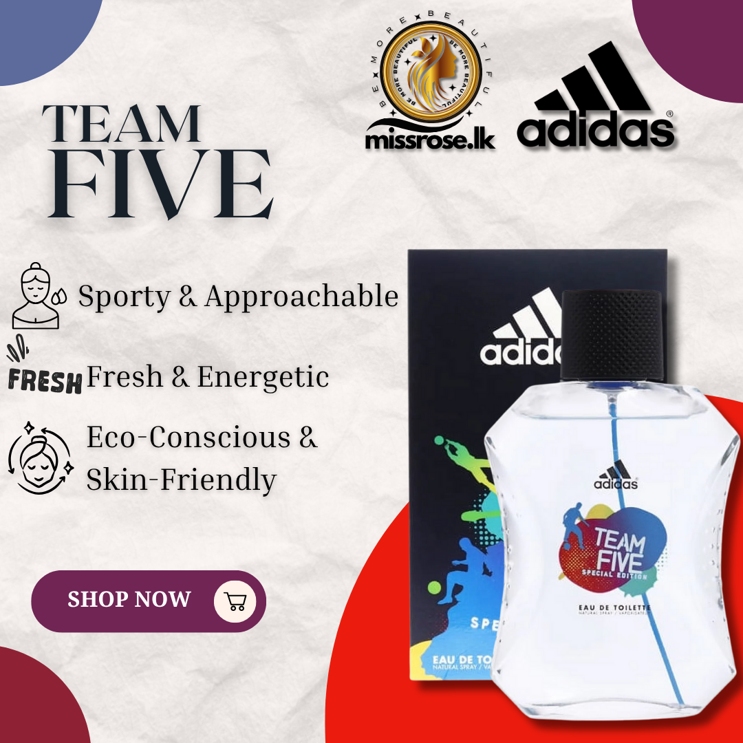Adidas Perfume Team Five Eau De Toilette 50ml – Missrose.lk