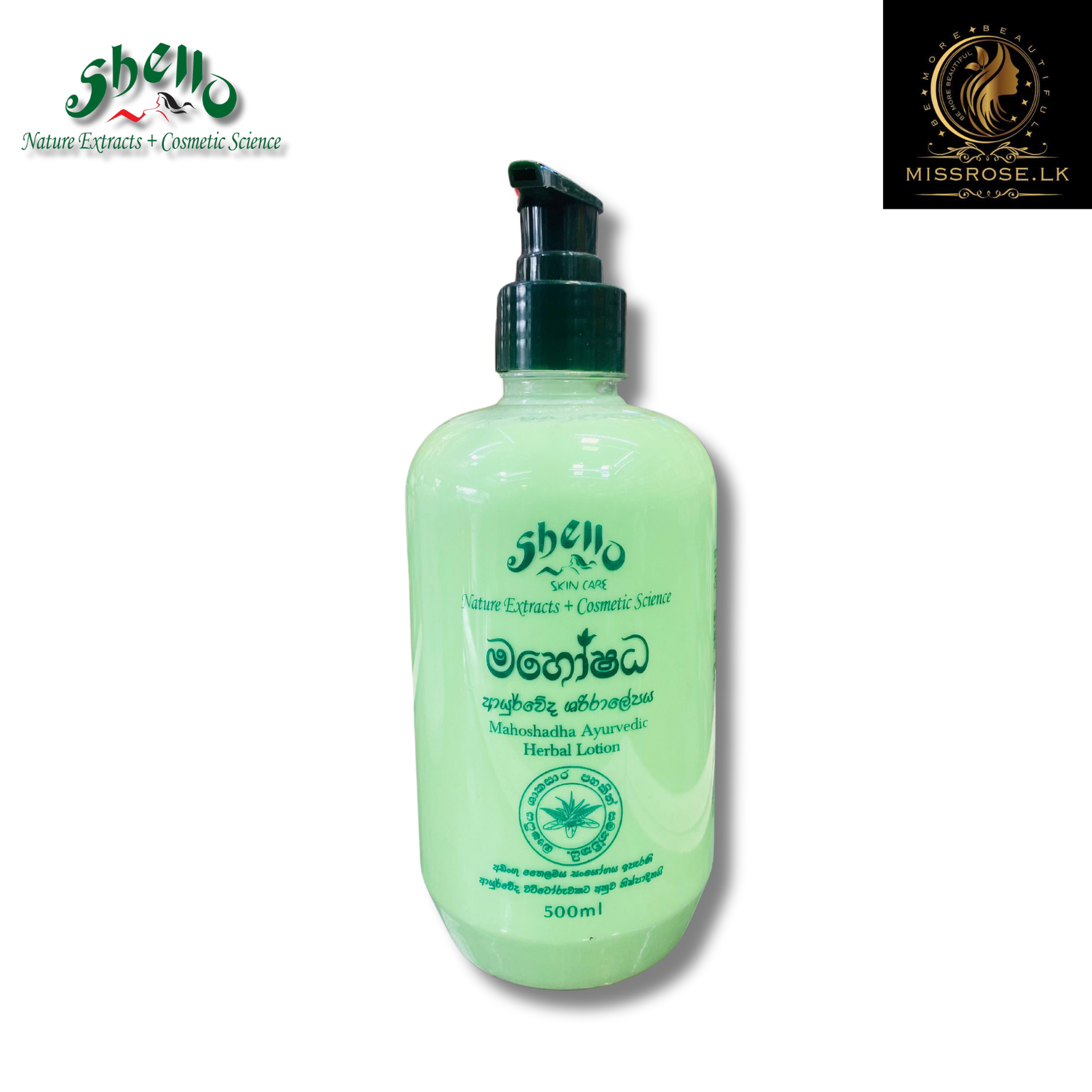 Shello Mahoshadha Ayurvedic Herbal Lotion 500ml – Missrose.lk